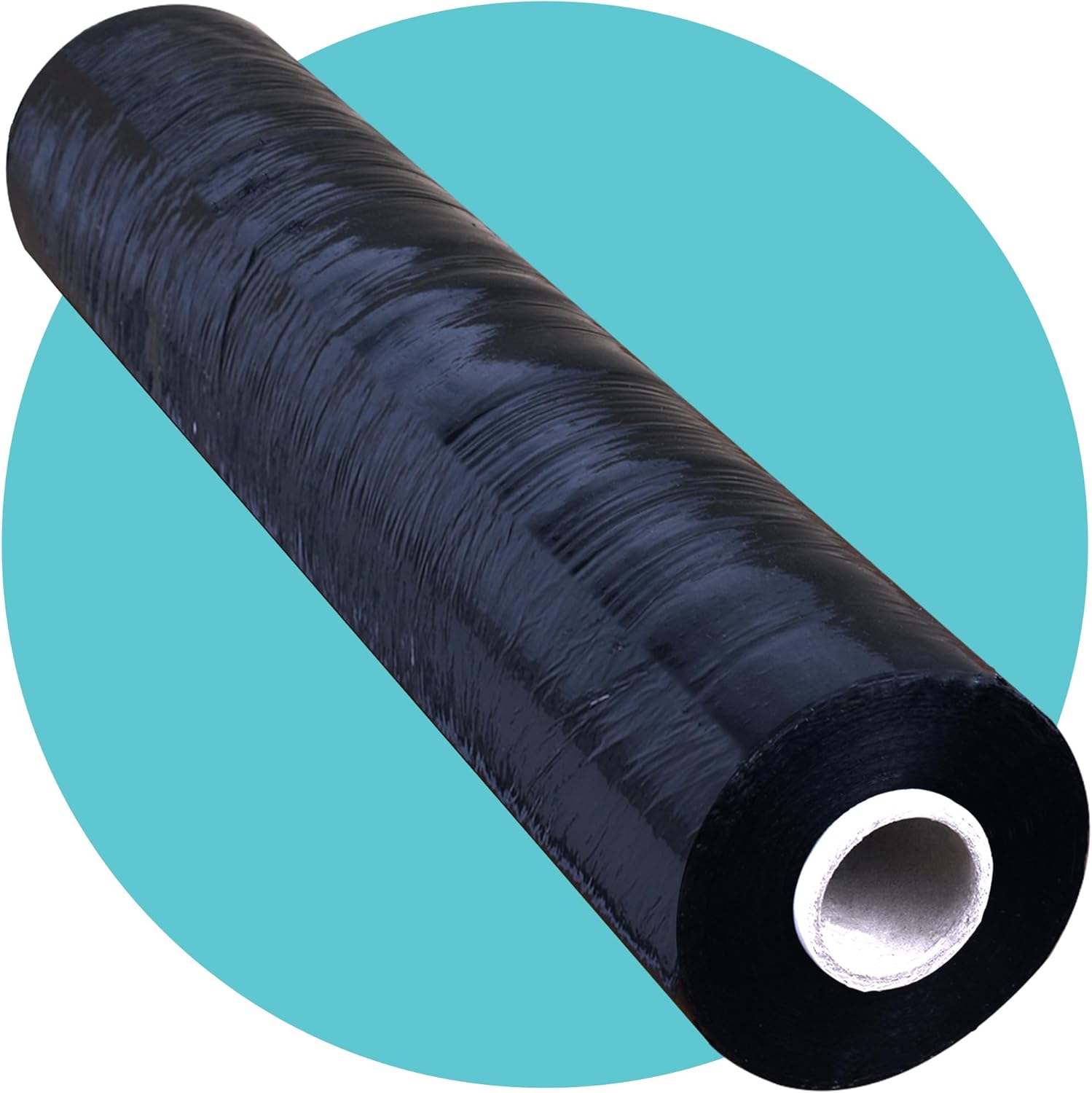 500mm X 250m X 23mu Heavy Duty Multi Use Pallet Shrink Roll (Black ...